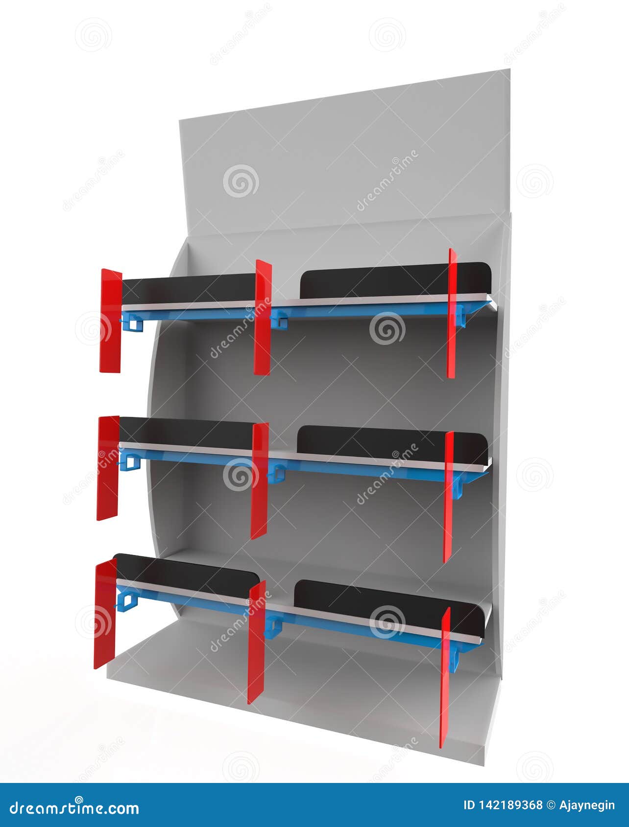 Display stand stock illustration. Illustration of advertising - 142189368