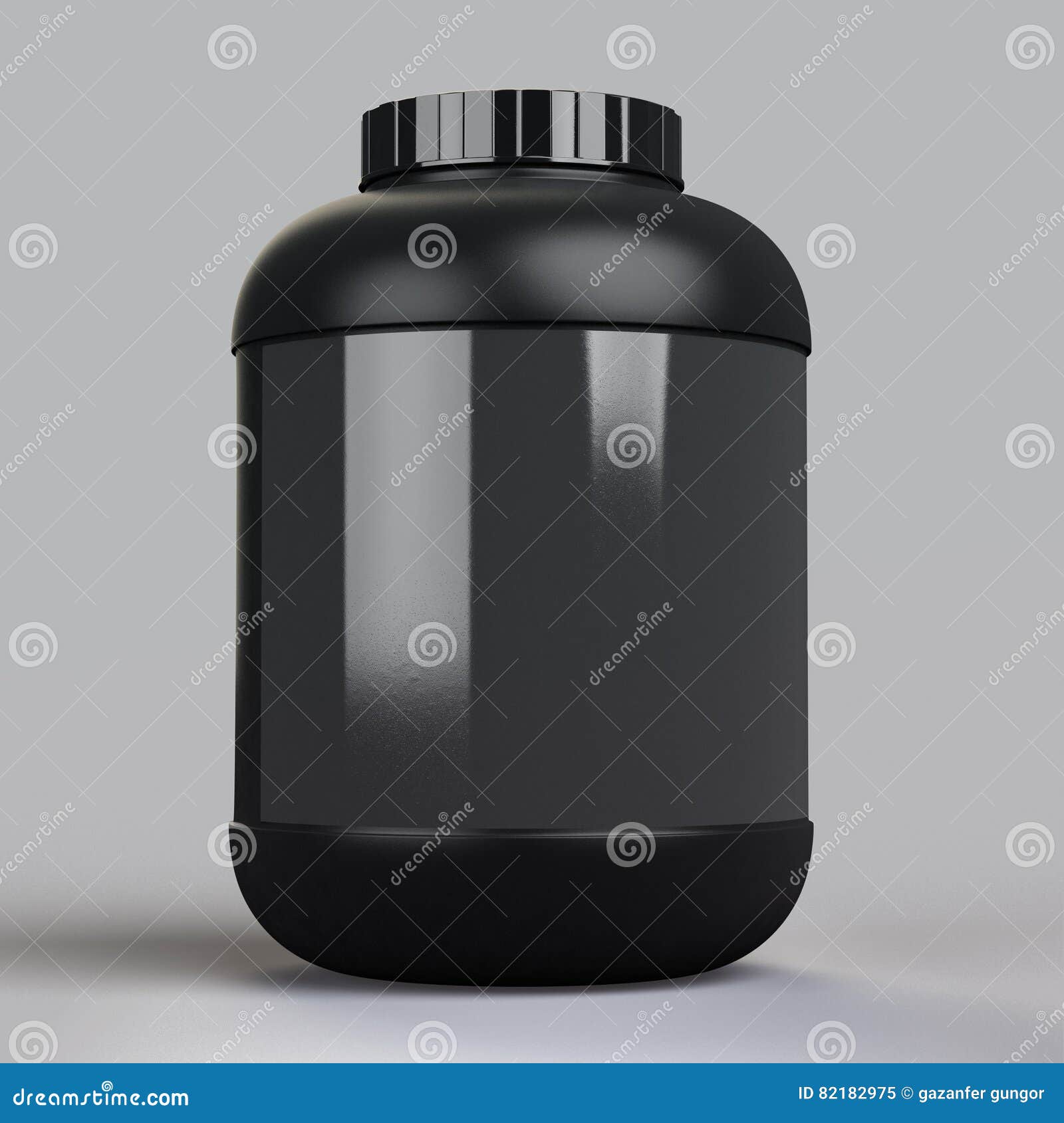 Blank Supplement Bottle Template Stock Illustration - Illustration of ...