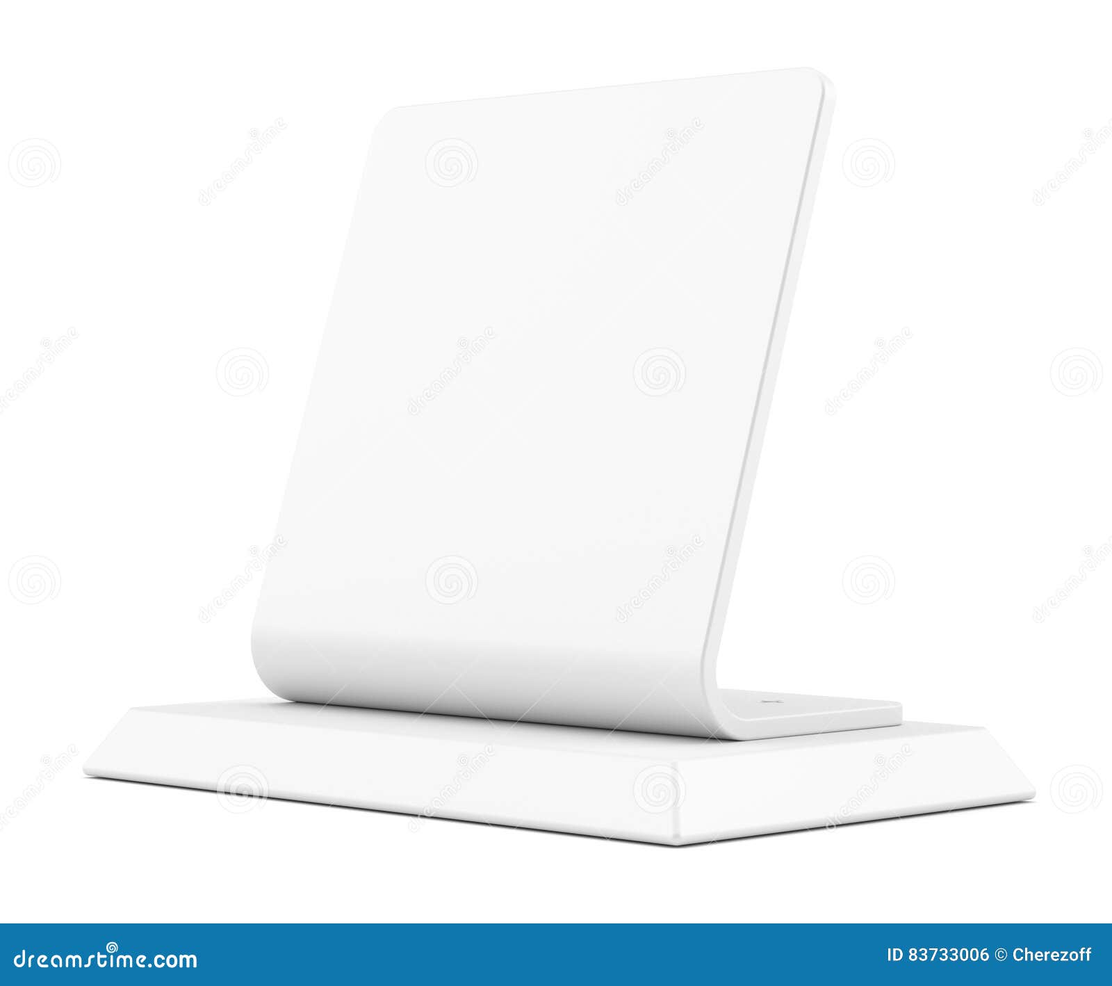Blank Table Tent Sign, Isolated Stock Illustration - Illustration of ...