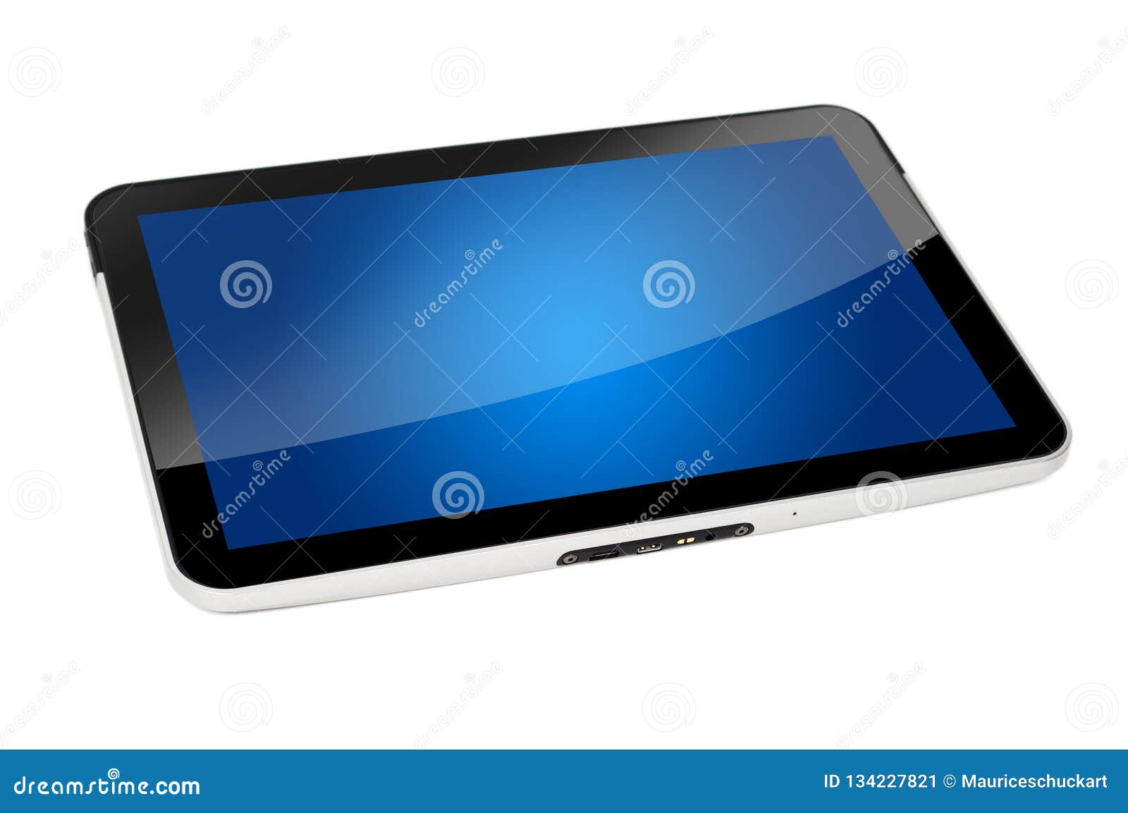 Blank tablet computer stock illustration. Illustration of ipad - 134227821