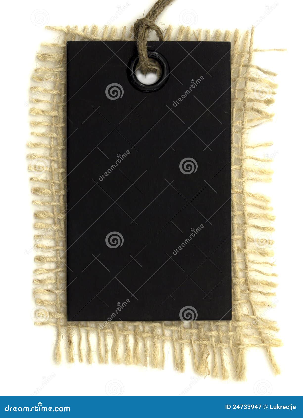 Blank tag stock image. Image of rivet, material, background - 24733947