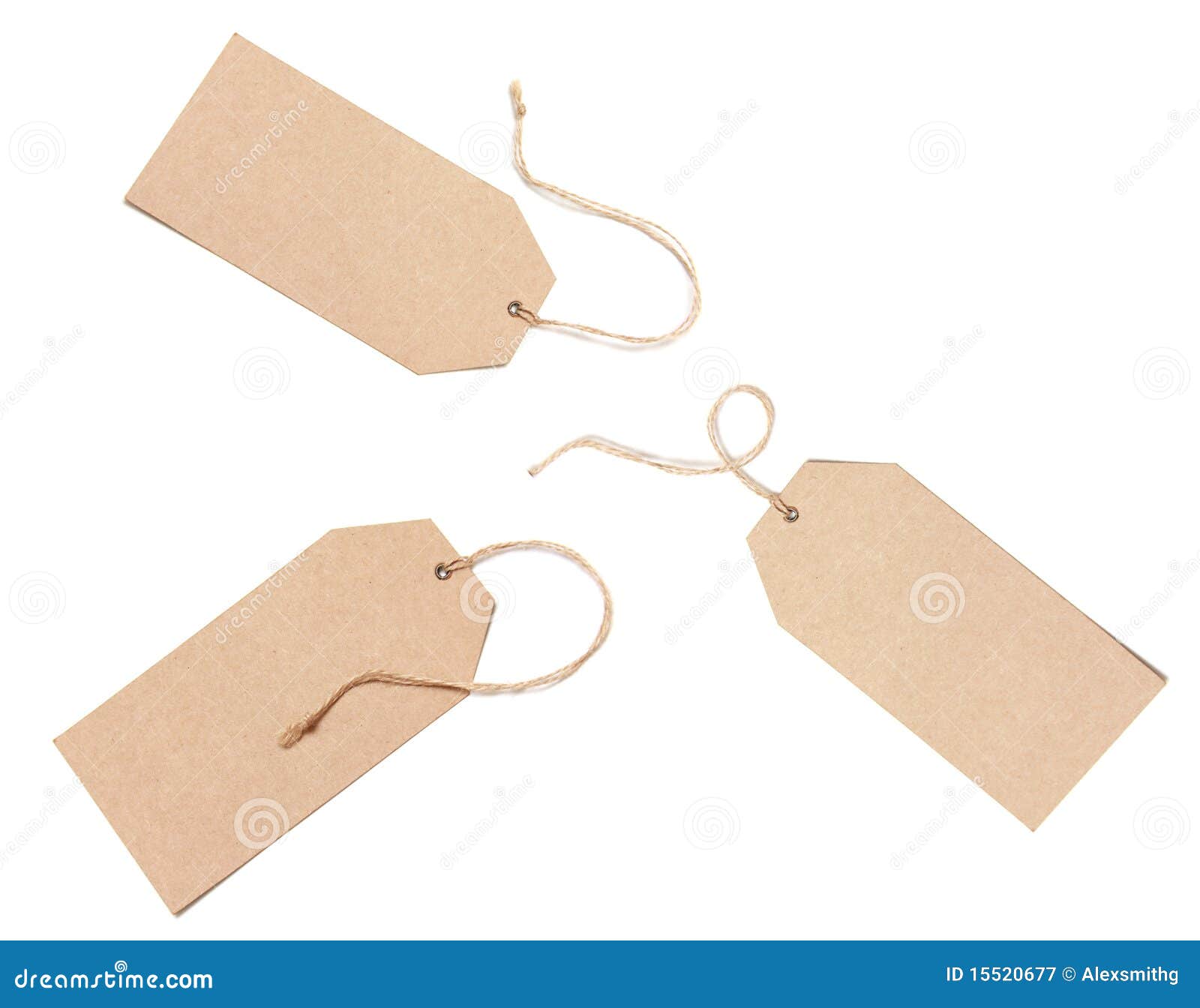 Blank tags stock image. Image of aging, market, address - 15520677