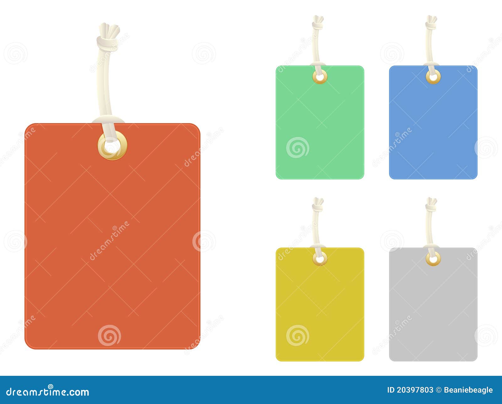 Blank Tags stock vector. Illustration of labels, advertisement - 20397803