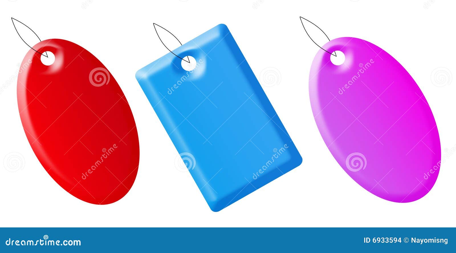 Blank tags stock illustration. Illustration of note, market - 6933594