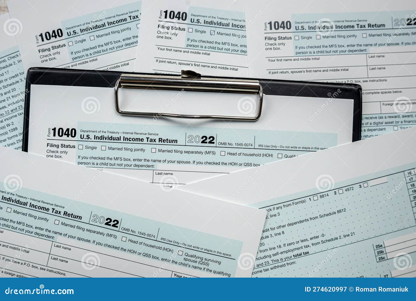 Blank of 1040 Tax Form, Closeup. Accounting Concept Editorial ...