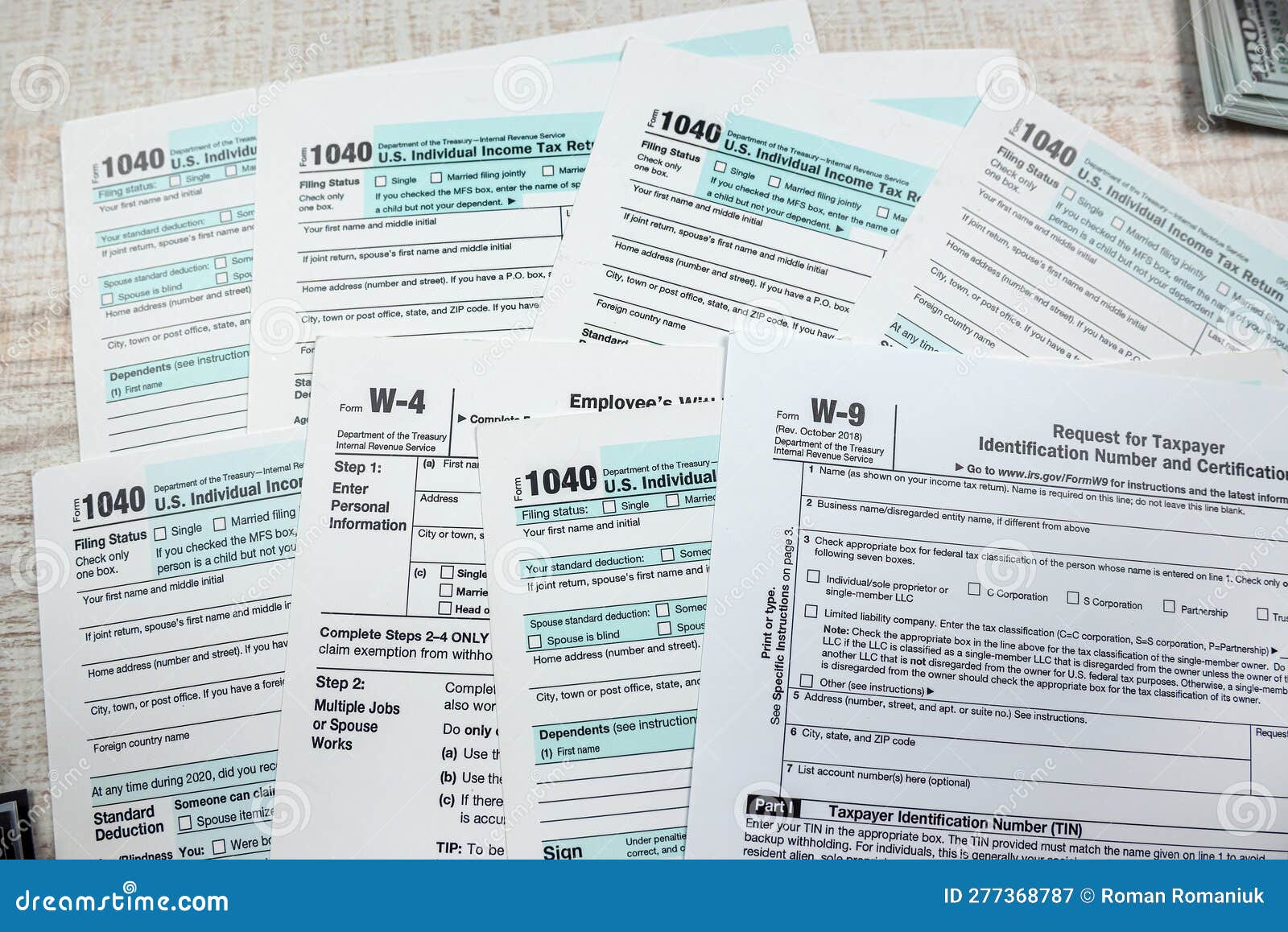 Blank of 1040 Tax Form, Closeup. Accounting Concept Editorial ...