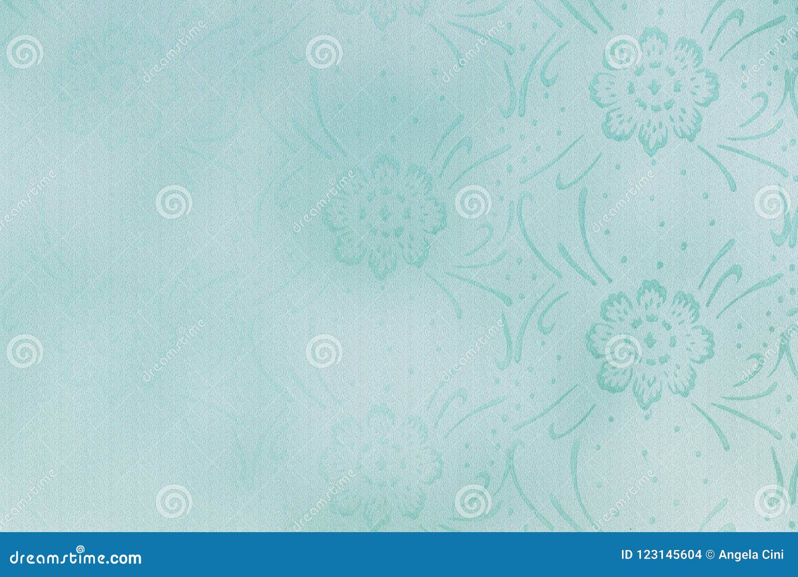 Blank Teal Floral Background Pattern Stock Photo - Image of artistic ...