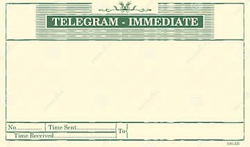Blank telegram stock vector. Illustration of memory, postal - 97228203