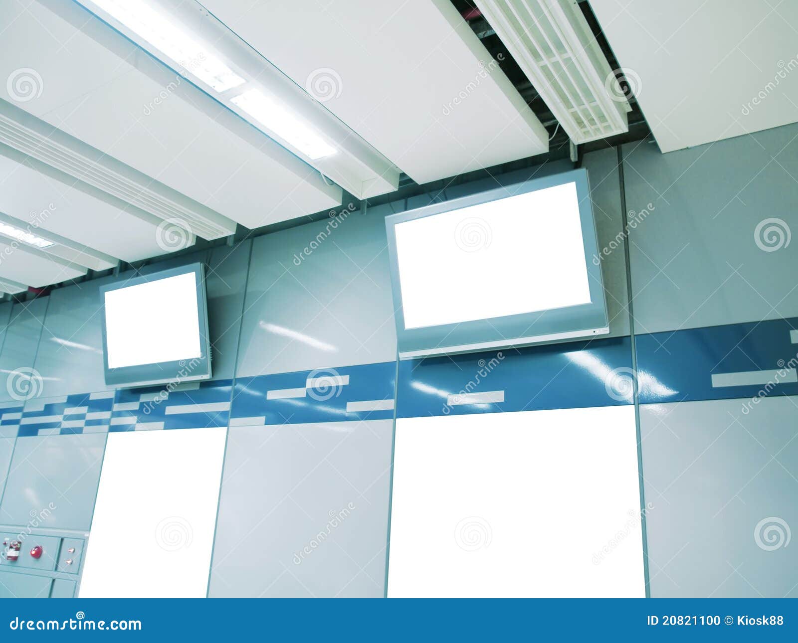 Blank television stock photo. Image of gallery, hall - 20821100