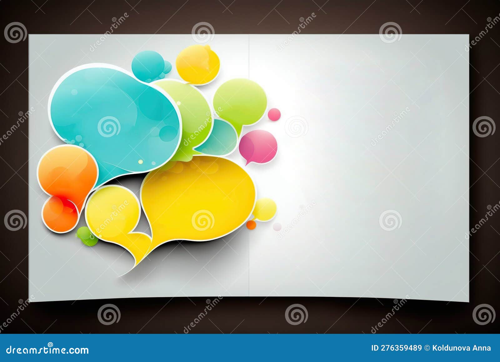 Blank Template for Quote Info or Dialog Design, Created with Generative ...