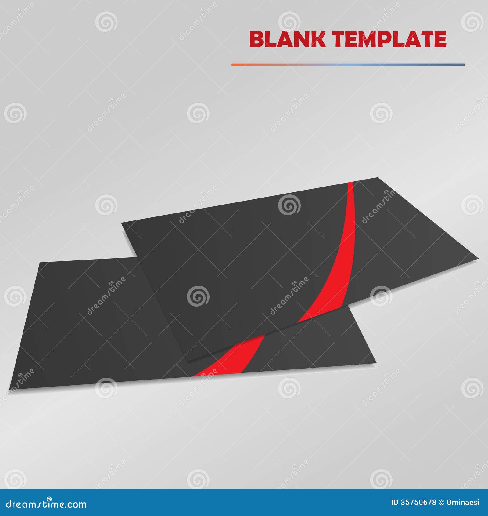Blank template vector stock vector. Illustration of form - 35750678