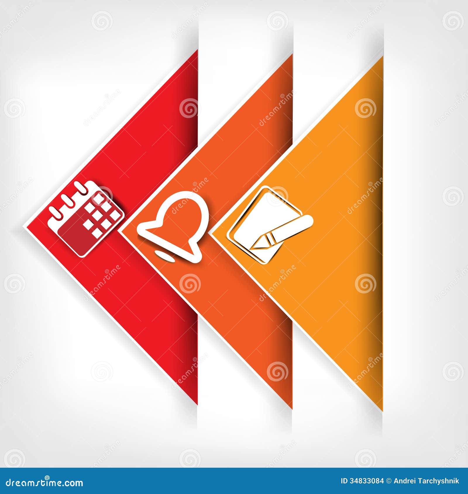 Blank for Text with Infographic Elements Stock Vector - Illustration of ...