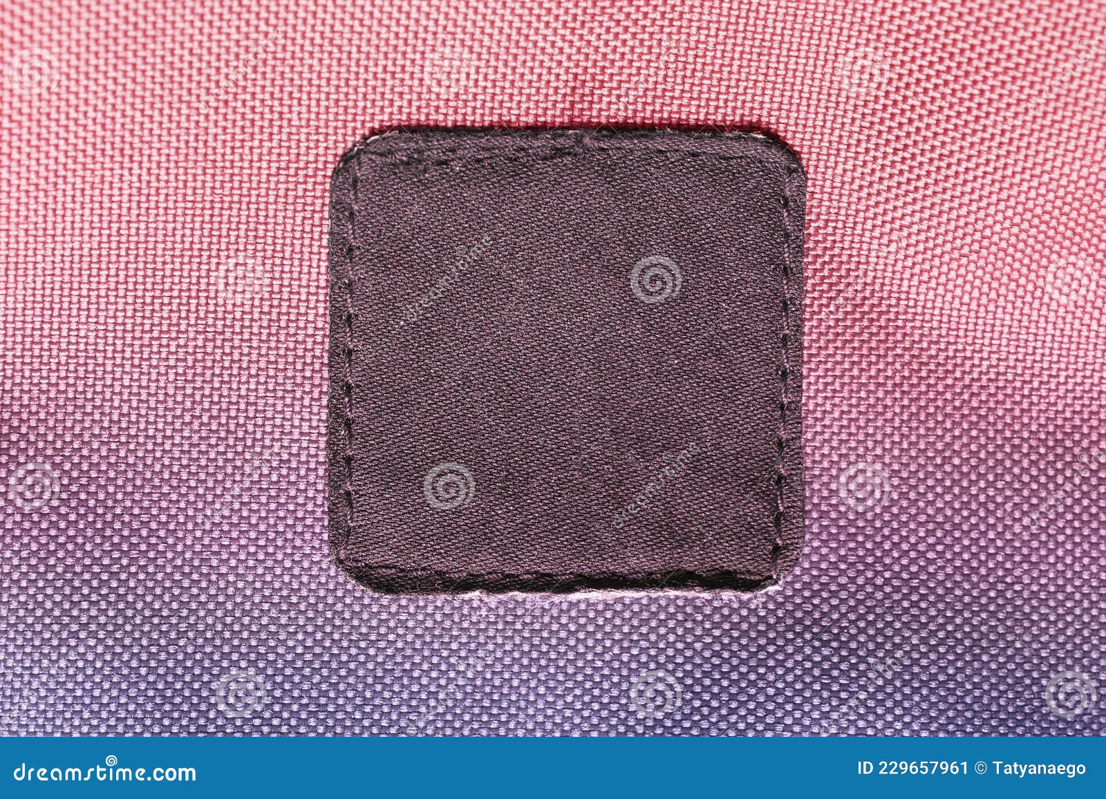 Blank textile patch stock image. Image of fabrics, detail - 229657961