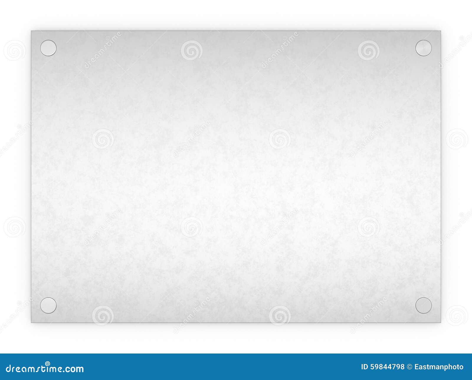 Blank Textured Metal Rectangle Sign Plaque Isolated Stock Illustration ...