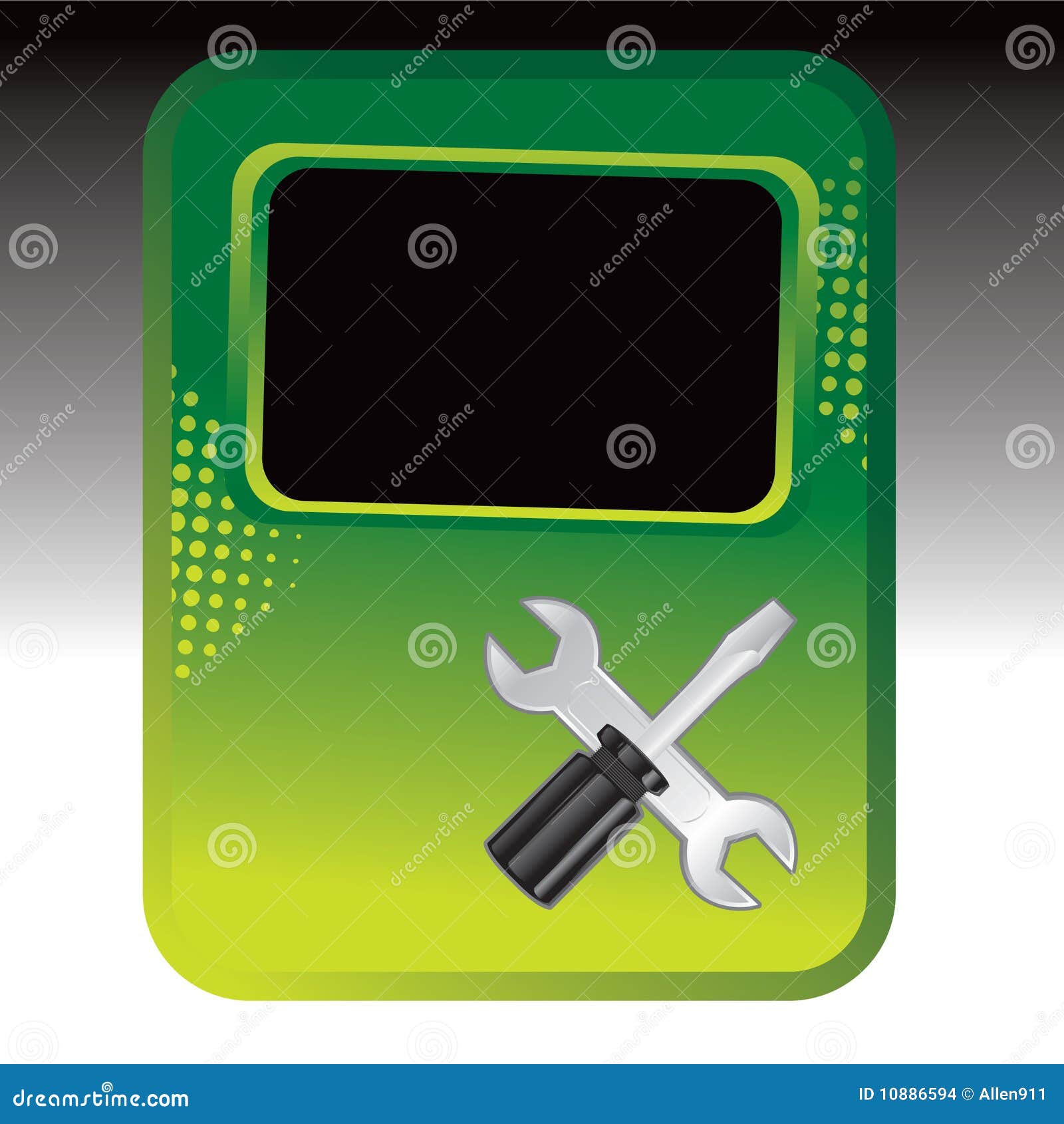 Blank tool template stock vector. Illustration of channel - 10886594