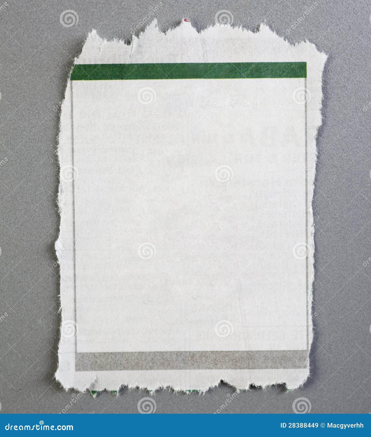 Blank torn newspaper ad stock image. Image of torn, ripped - 28388449