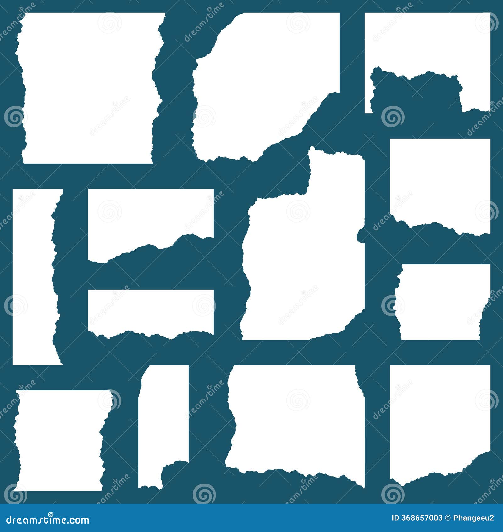 Blank Torn Of Paper Element Cartoon Vector | CartoonDealer.com #368657003