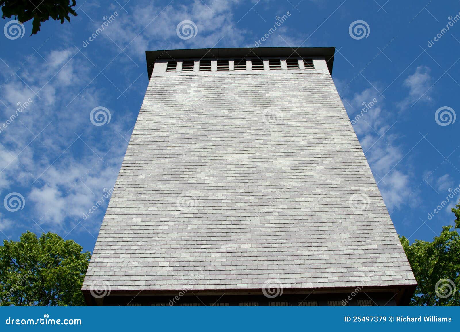 Blank tower. stock image. Image of blank, blue, slate - 25497379