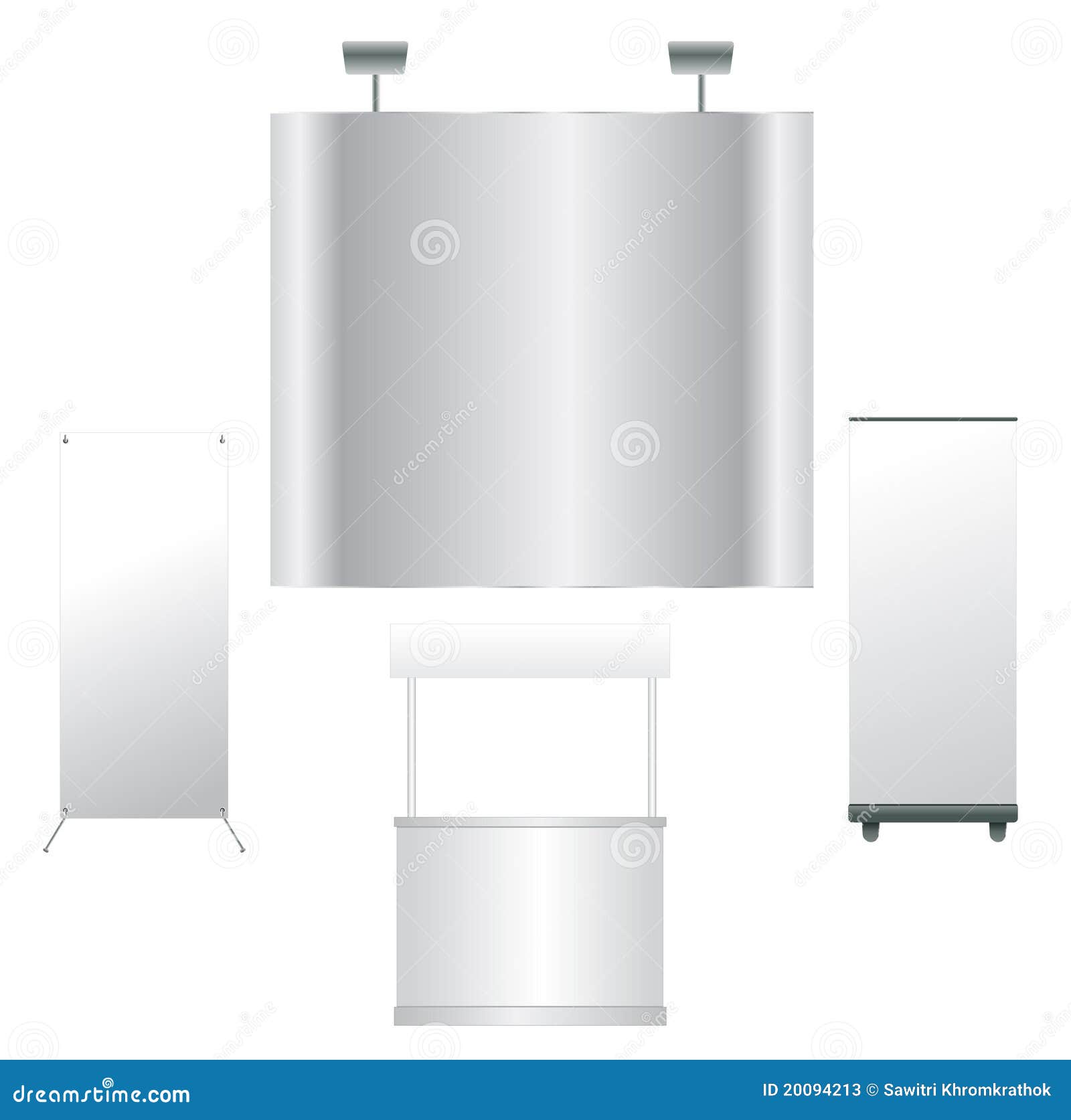 Blank trade exhibition stock illustration. Illustration of event - 20094213