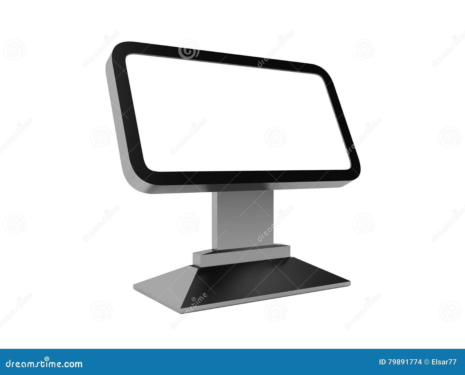 Blank Trade Show Booth. 3D Rendering Stock Illustration - Illustration ...