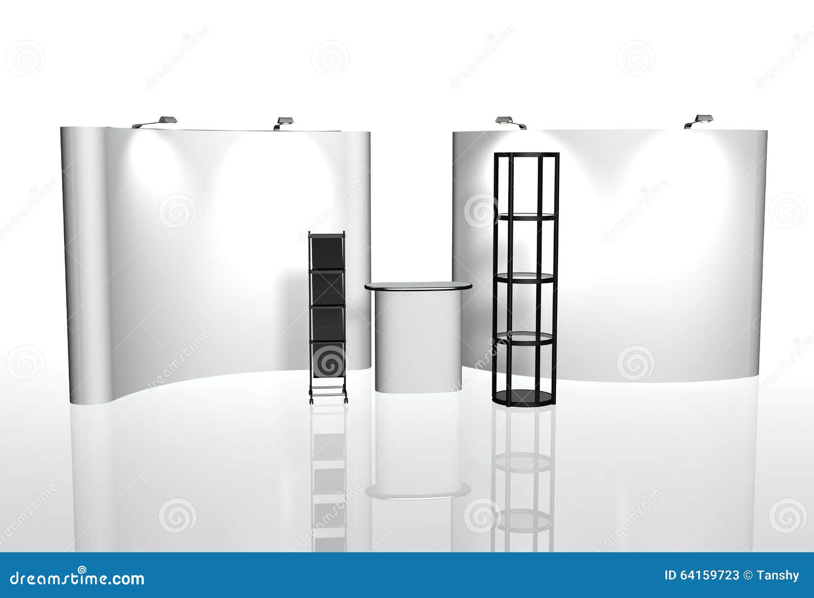 Blank Trade Show Booth for Designers Icon Stock Illustration ...