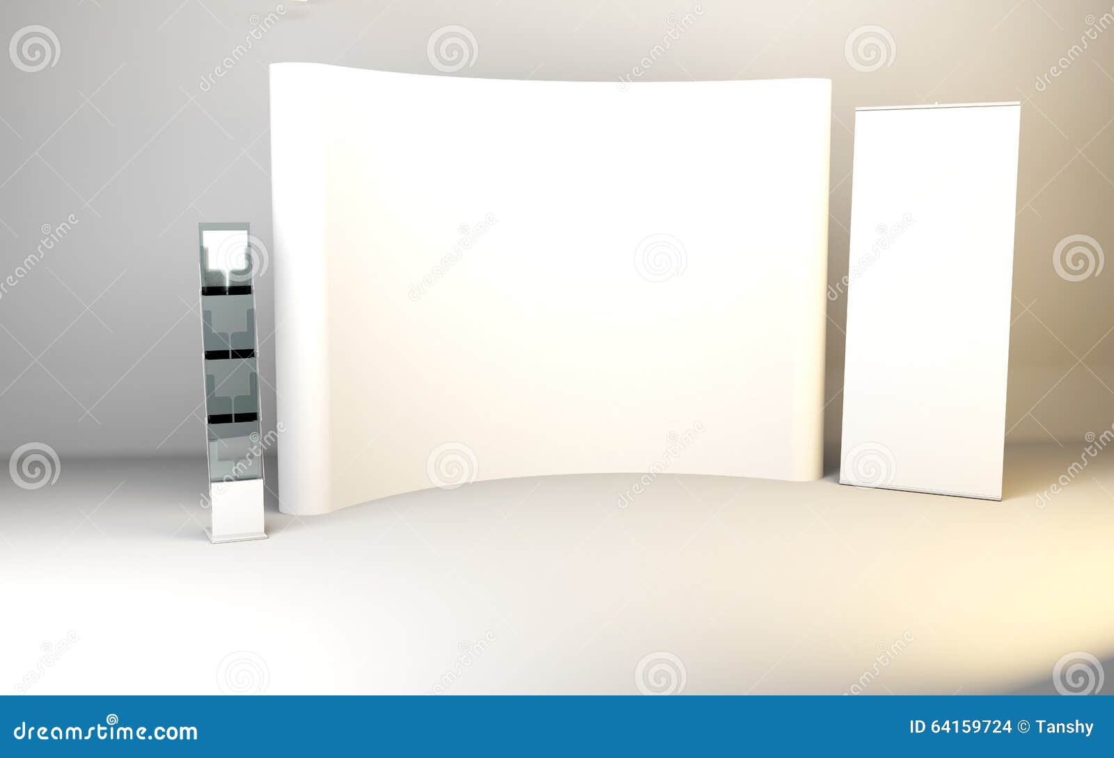 Blank Trade Show Booth for Designers Icon Stock Illustration ...