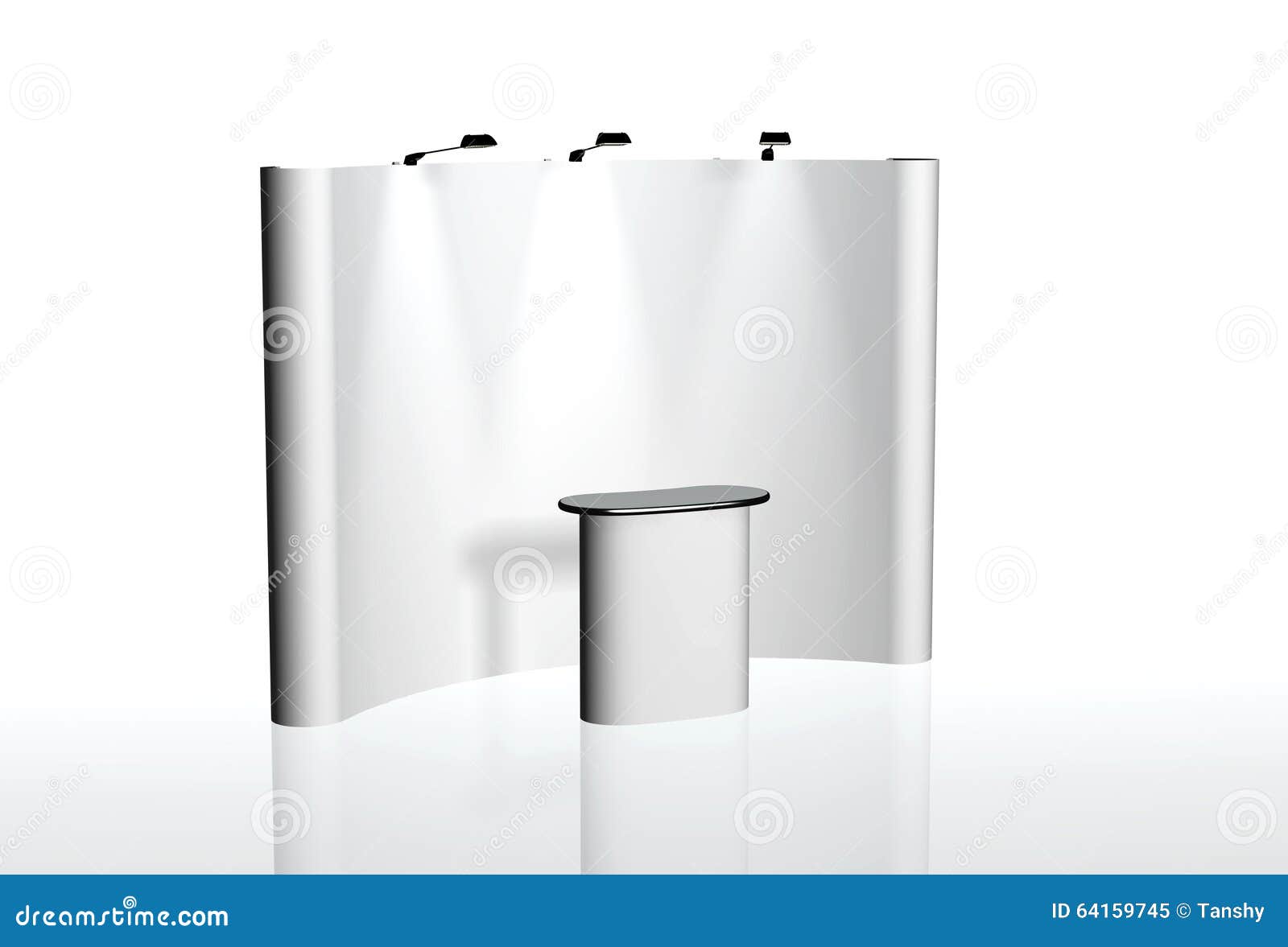 Blank Trade Show Booth for Designers Icon Stock Illustration ...
