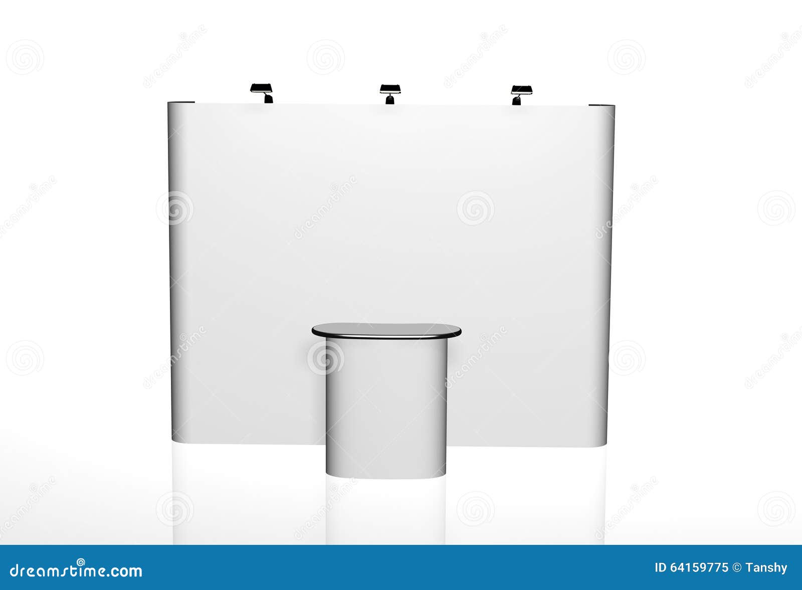 Blank Trade Show Booth for Designers Icon Stock Illustration ...