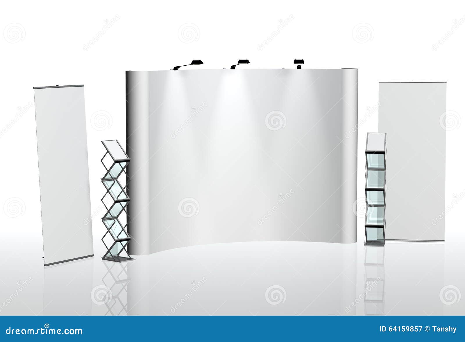 Blank Trade Show Booth for Designers Icon Stock Illustration ...
