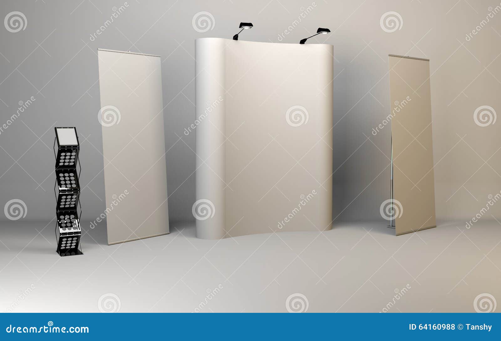 Blank Trade Show Booth for Designers Icon Stock Illustration ...