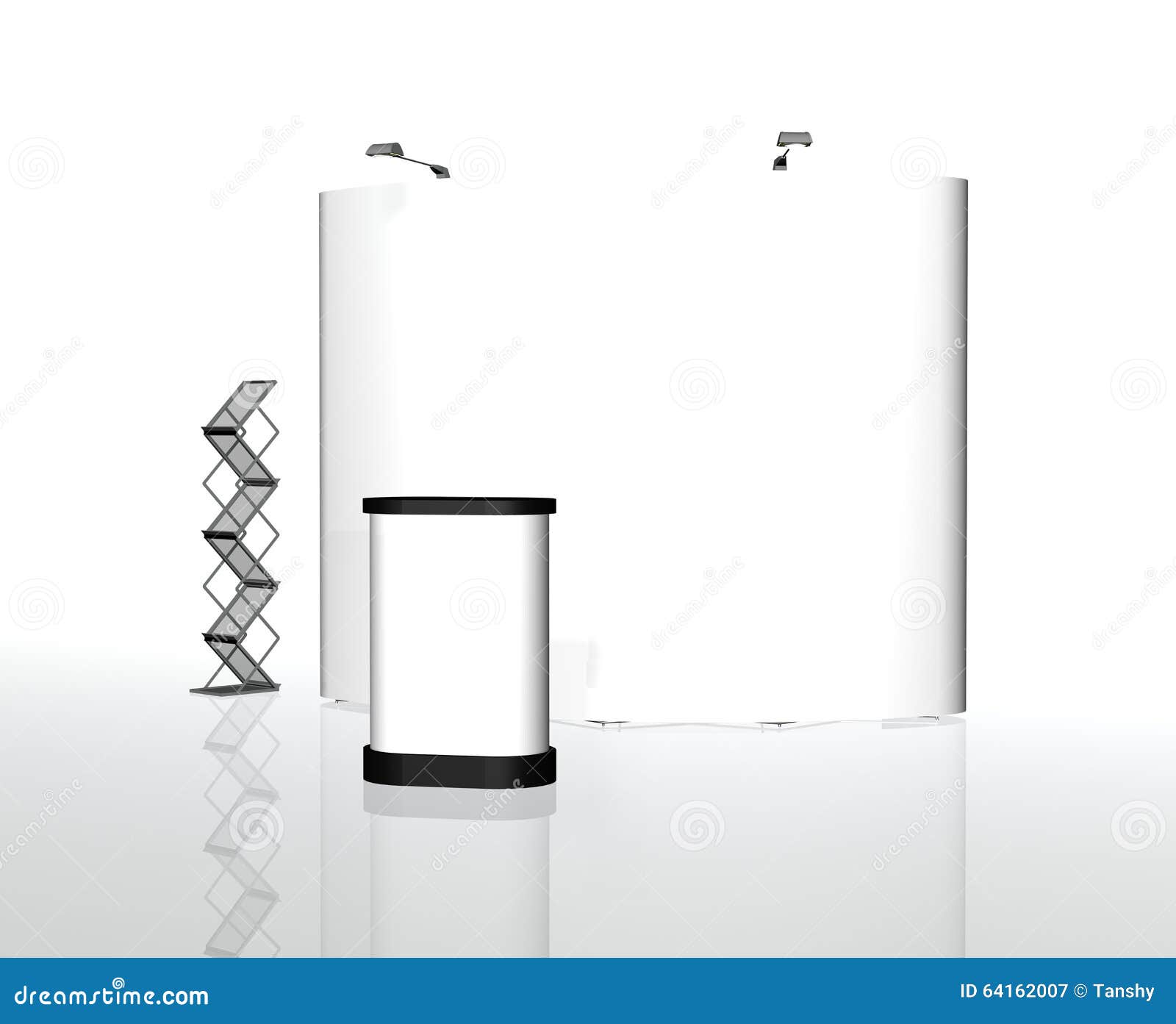 Blank Trade Show Booth for Designers Icon Stock Illustration ...
