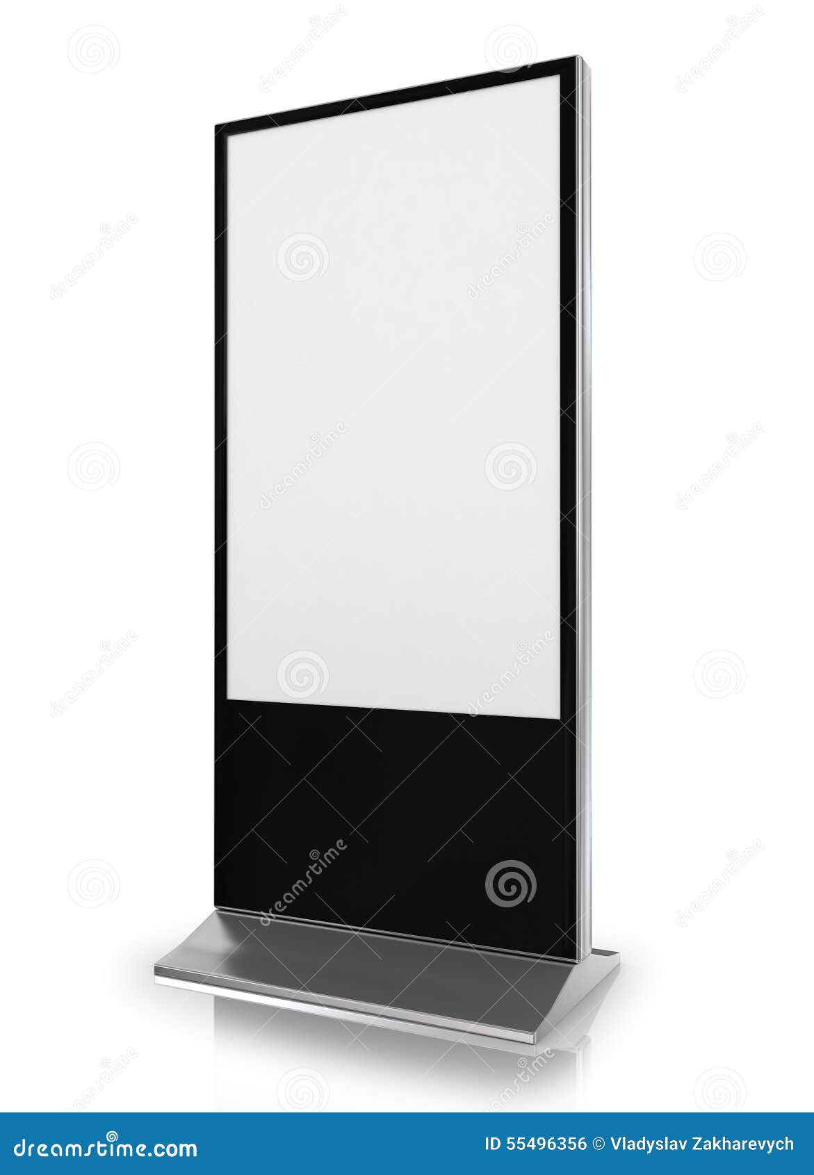 Blank trade show booth stock illustration. Illustration of screen ...