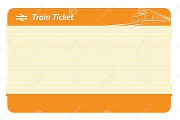 Blank train ticket stock illustration. Illustration of event - 177111783
