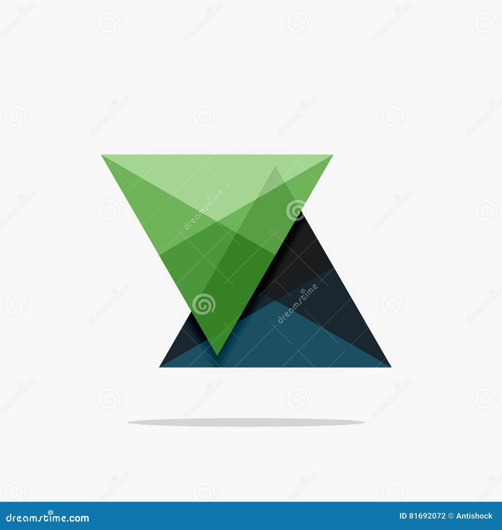 Blank Triangle Infographic Backgrounds Cartoon Vector | CartoonDealer ...