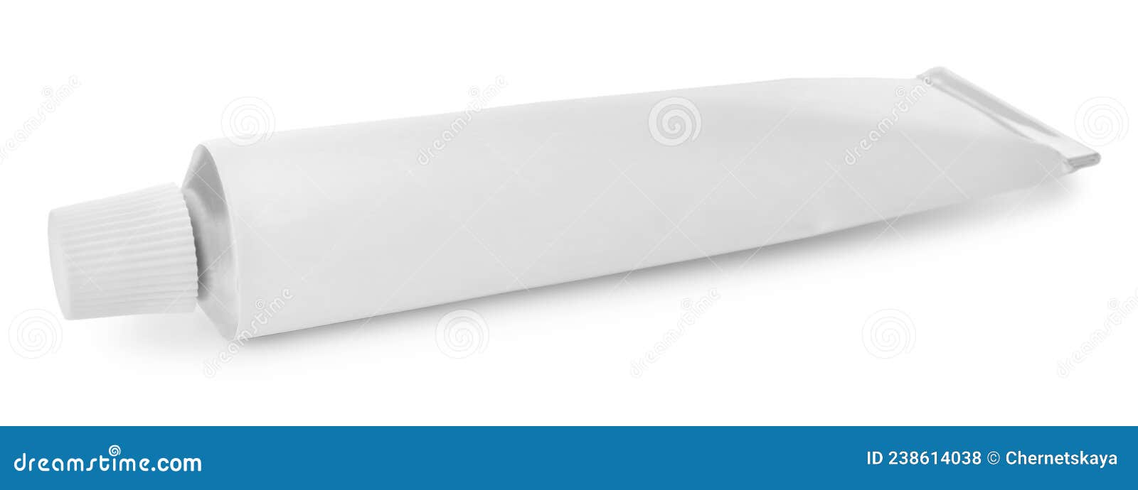 Blank Tube of Ointment Isolated on White Stock Photo - Image of ...