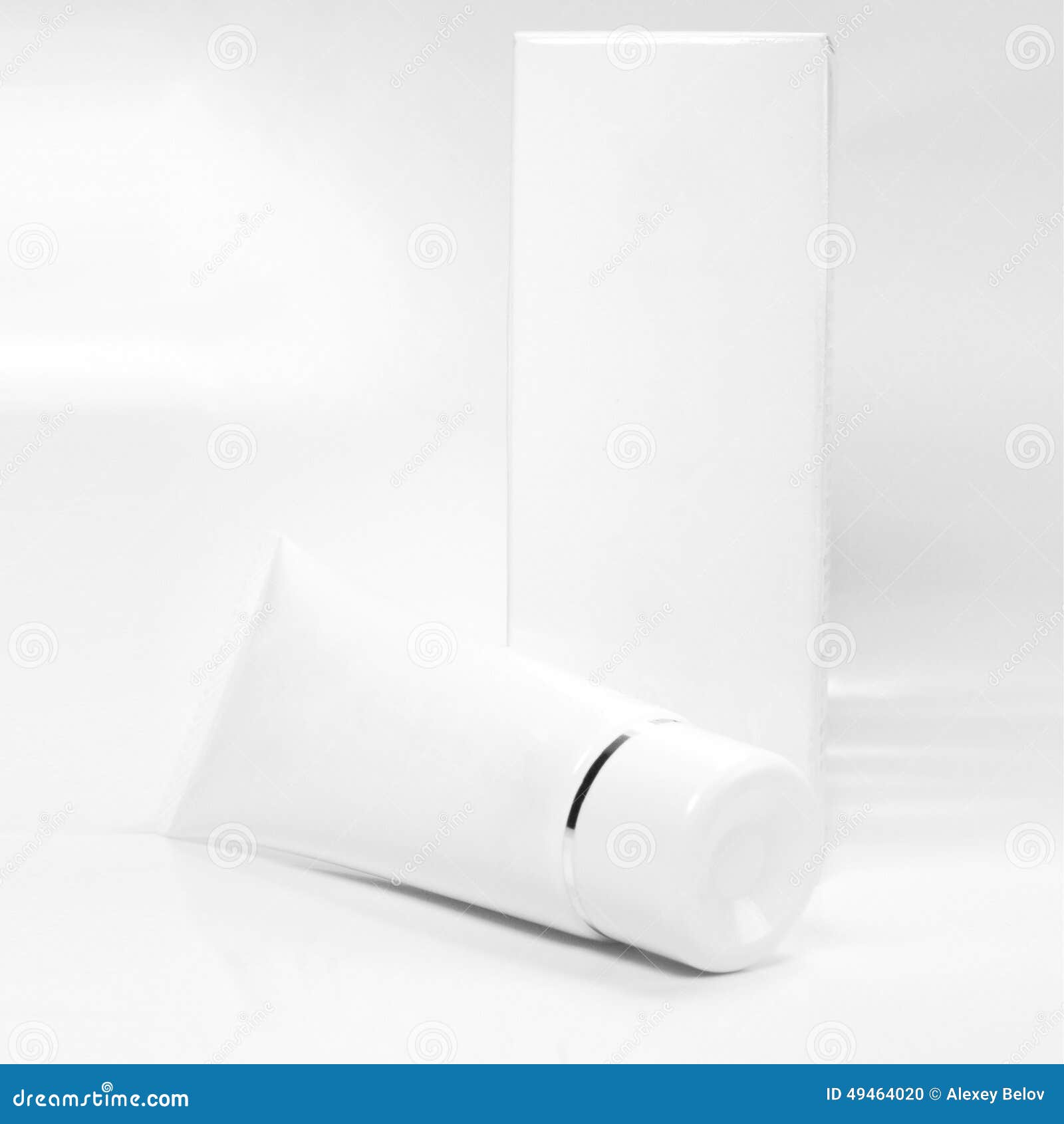 Blank Tube Package Isolated on White Stock Photo - Image of objects ...