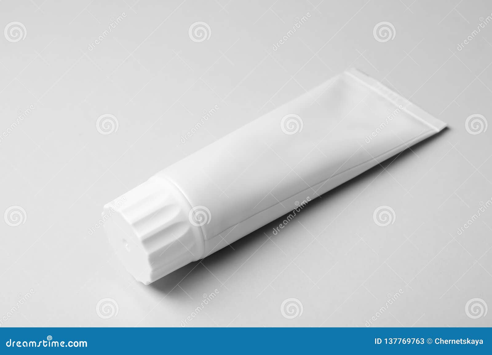 Blank tube of toothpaste stock image. Image of tube - 137769763