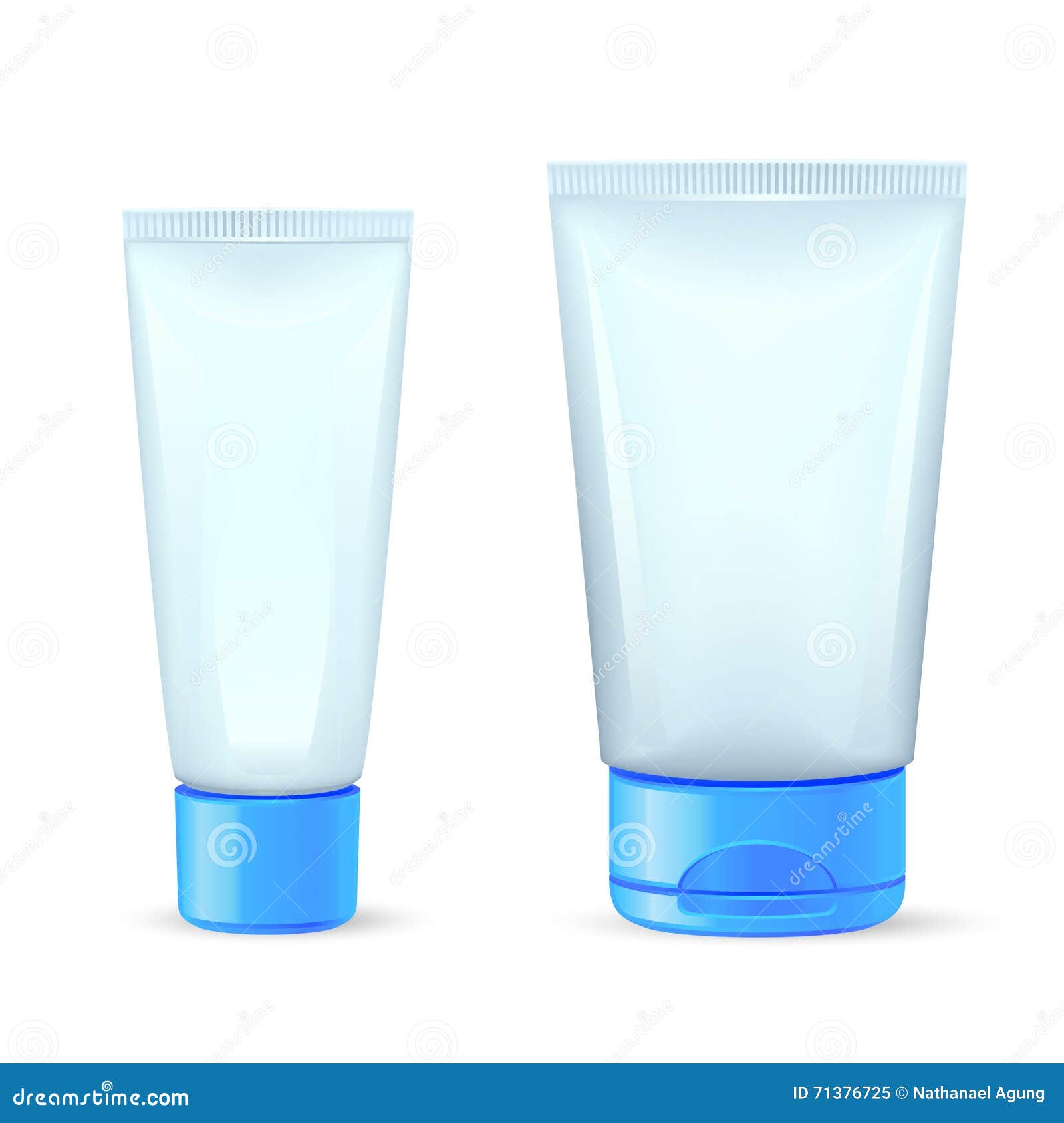 Blank Tube Vector Illustration Stock Vector - Illustration of design ...