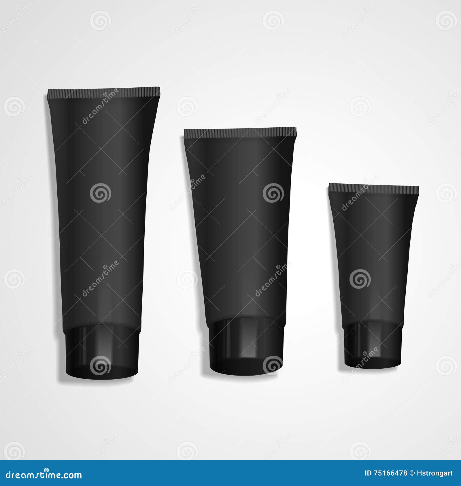 Blank tubes set stock illustration. Illustration of dental - 75166478
