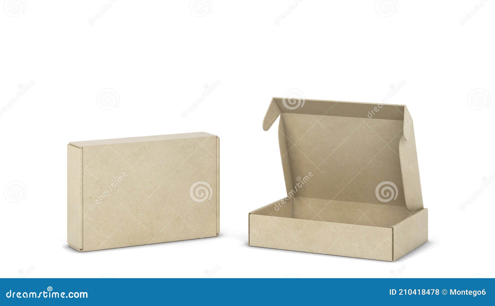 Flap Packaging Box Mockup Stock Illustrations – 1,073 Flap Packaging ...