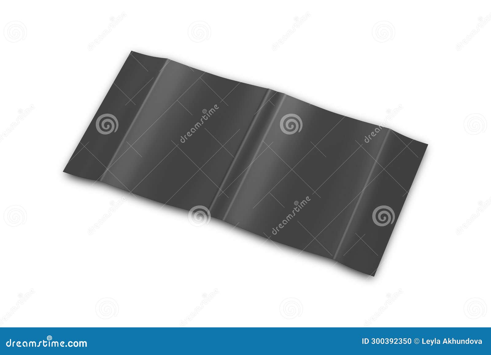 Blank Unfolded Creased Piece Of Paper Royalty-Free Stock Image ...