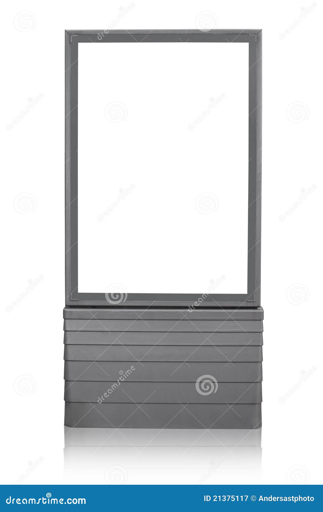 Blank vertical billboard stock image. Image of placard - 21375117