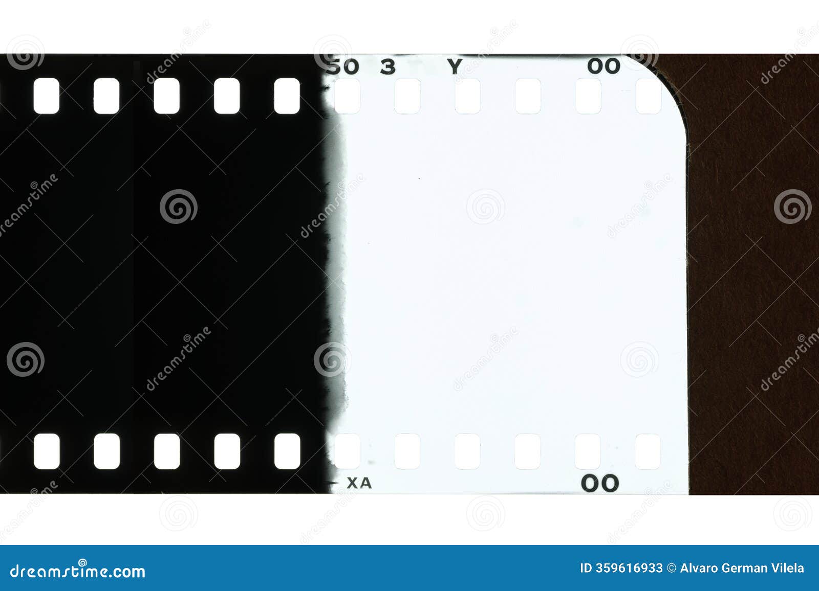 Blank Vintage Film Negative Frame Royalty-Free Stock Photo ...