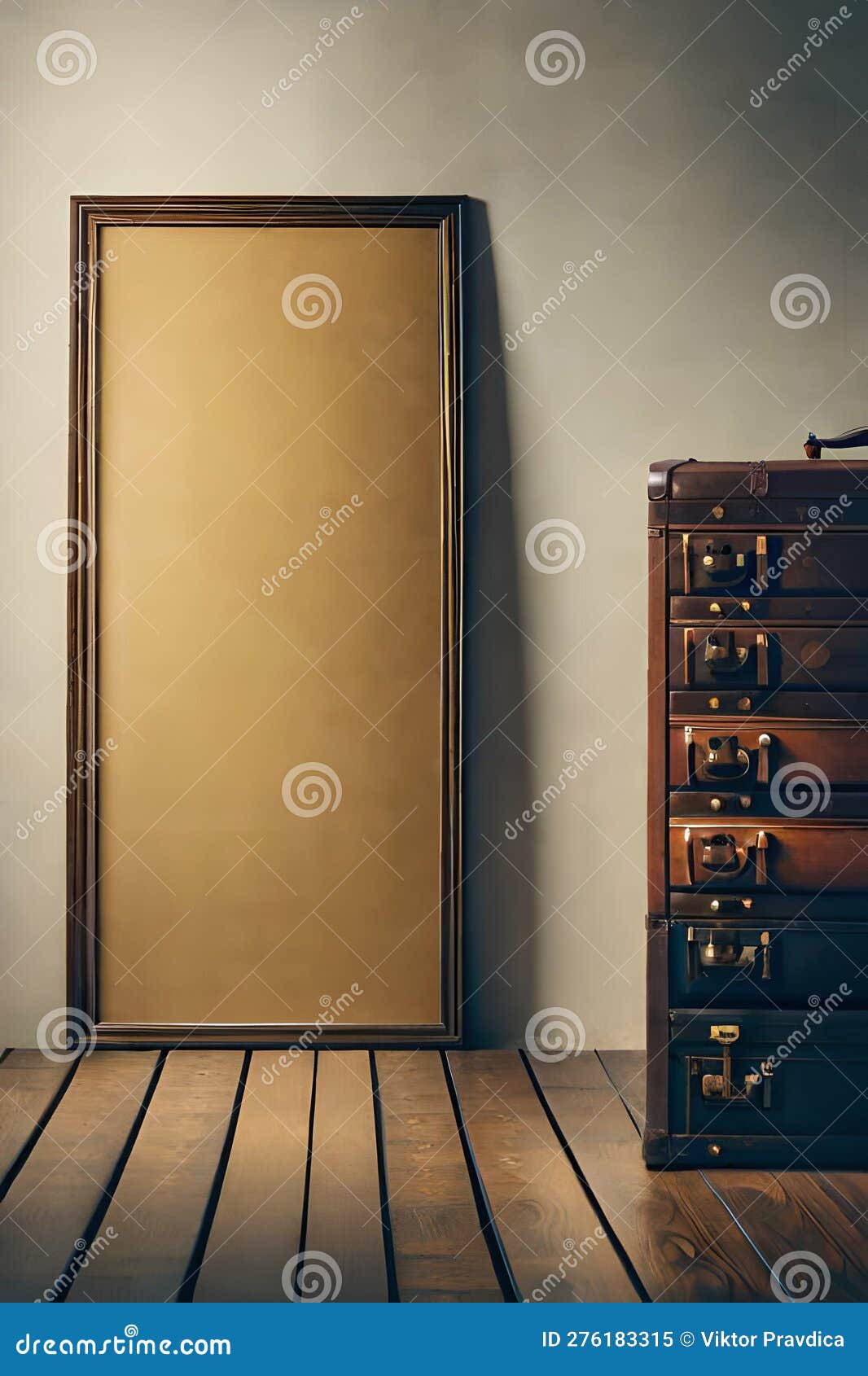 Blank vintage frame stock illustration. Illustration of frame - 276183315