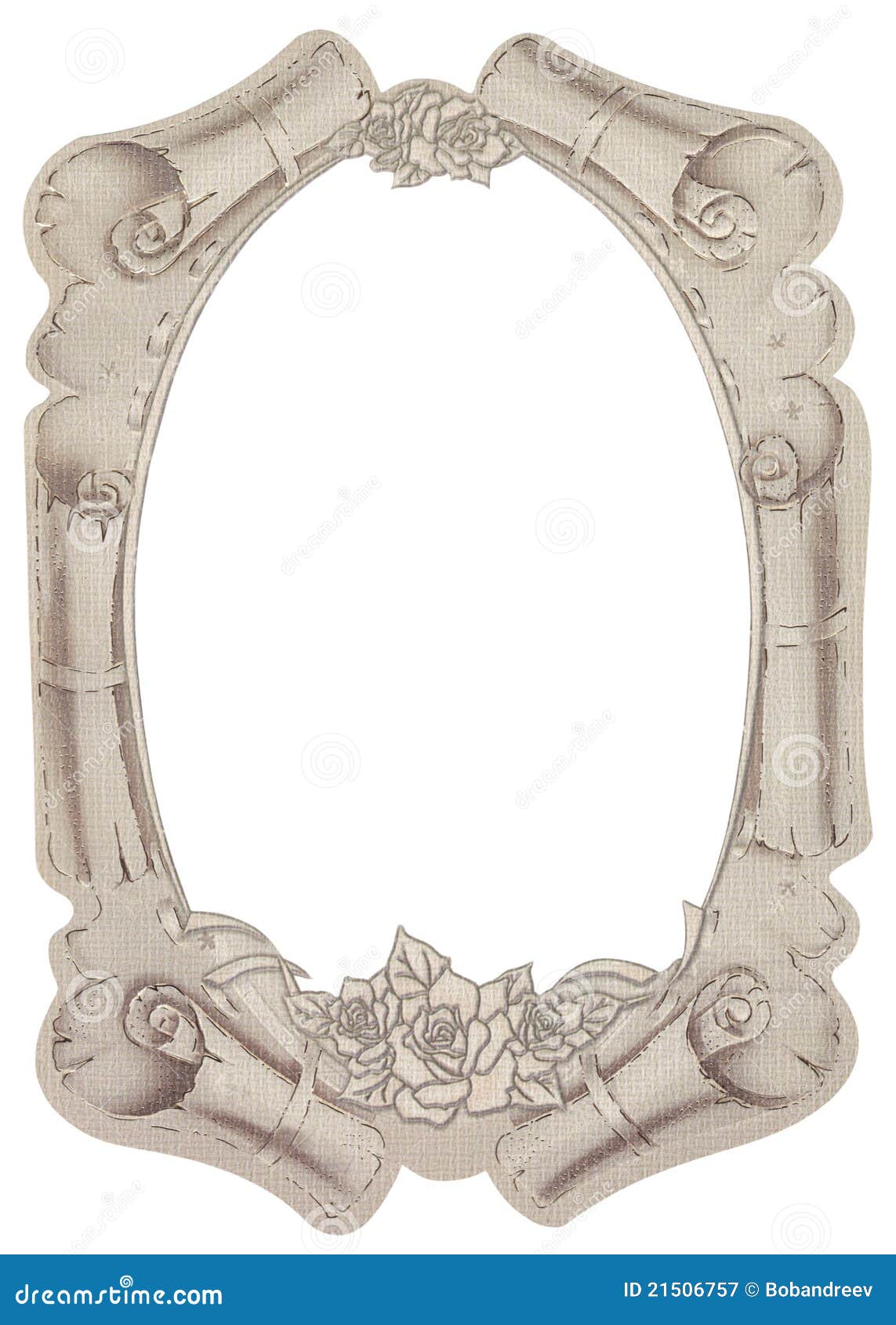 Blank vintage paper frame stock image. Image of retro - 21506757