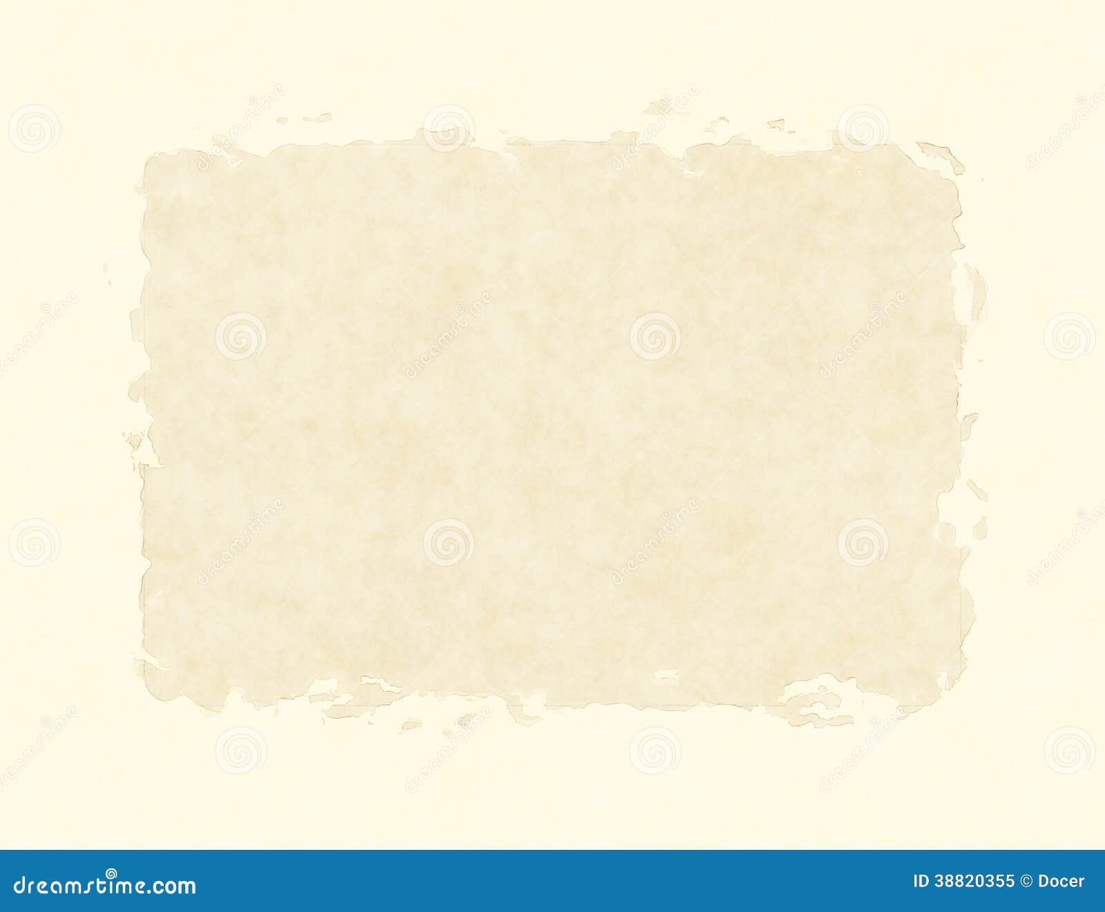 Blank Vintage Paper Texture with Thick Frame Stock Illustration ...