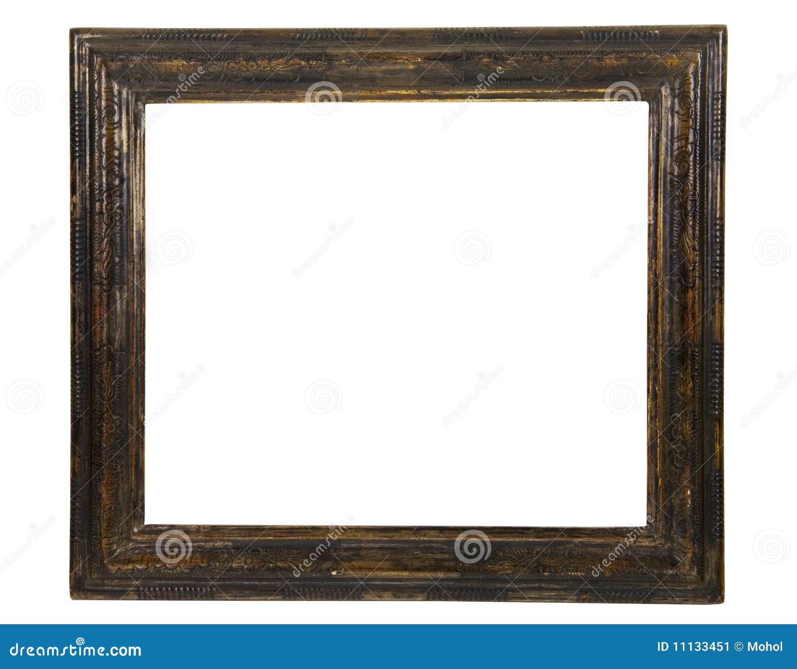 Blank Vintage Picture Frame Stock Image - Image of color, design: 11133451