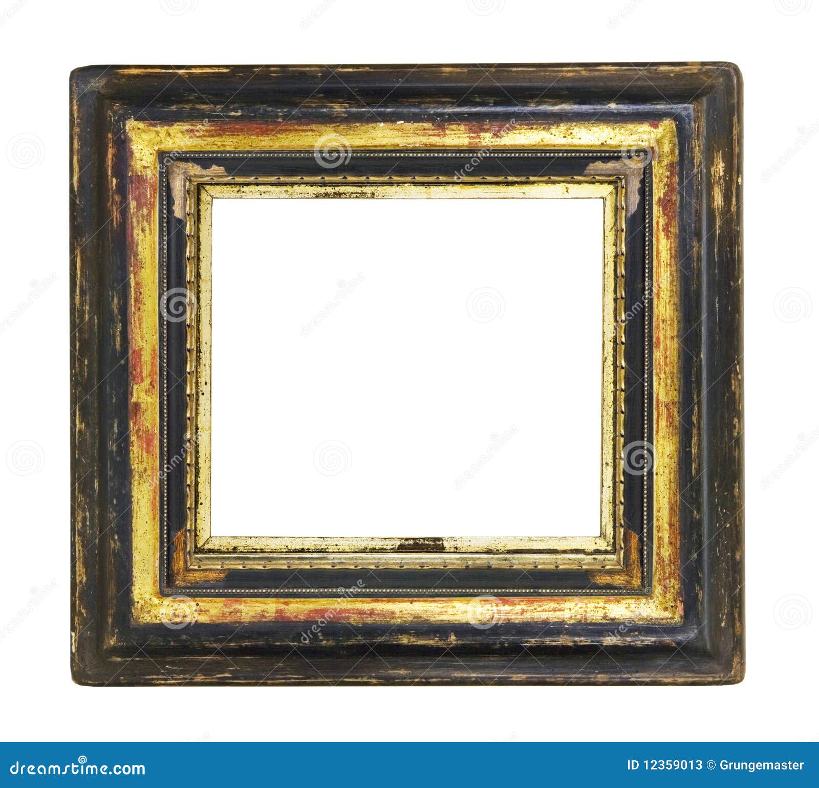 Blank Vintage Picture Frame Stock Image - Image of mount, ornamentation ...