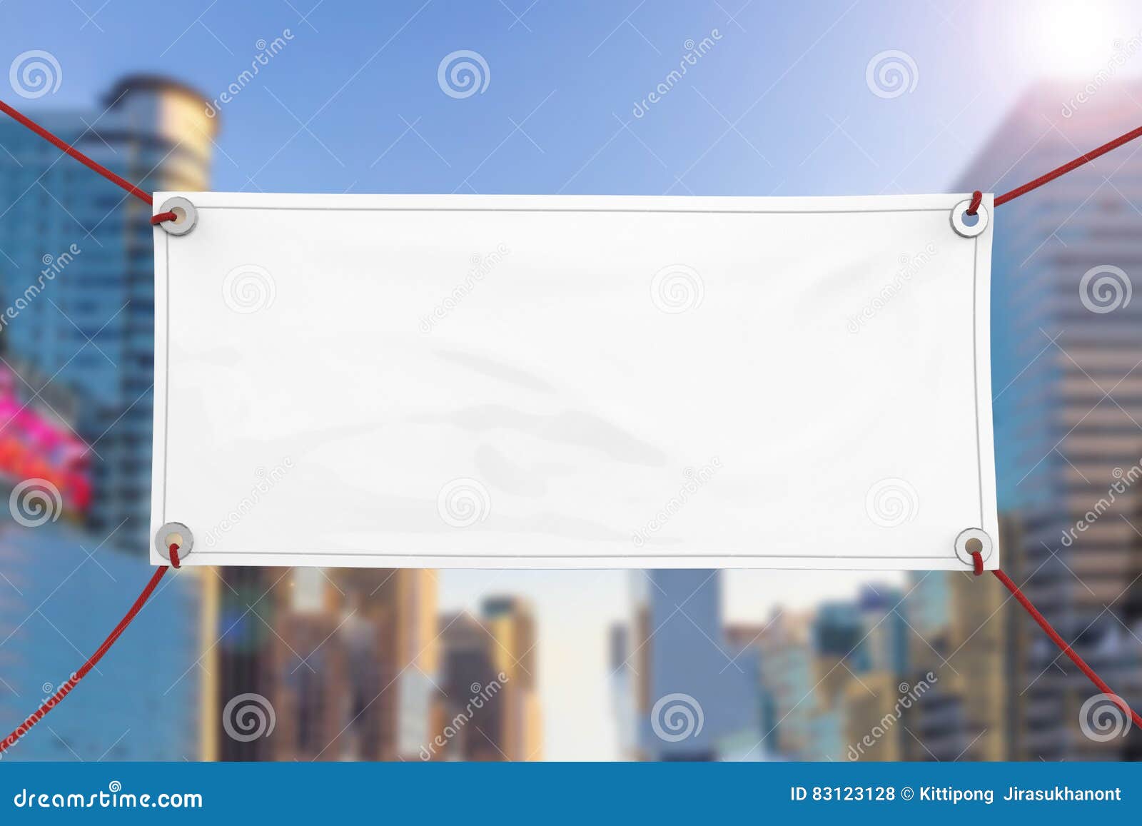 Blank Hanging Banner