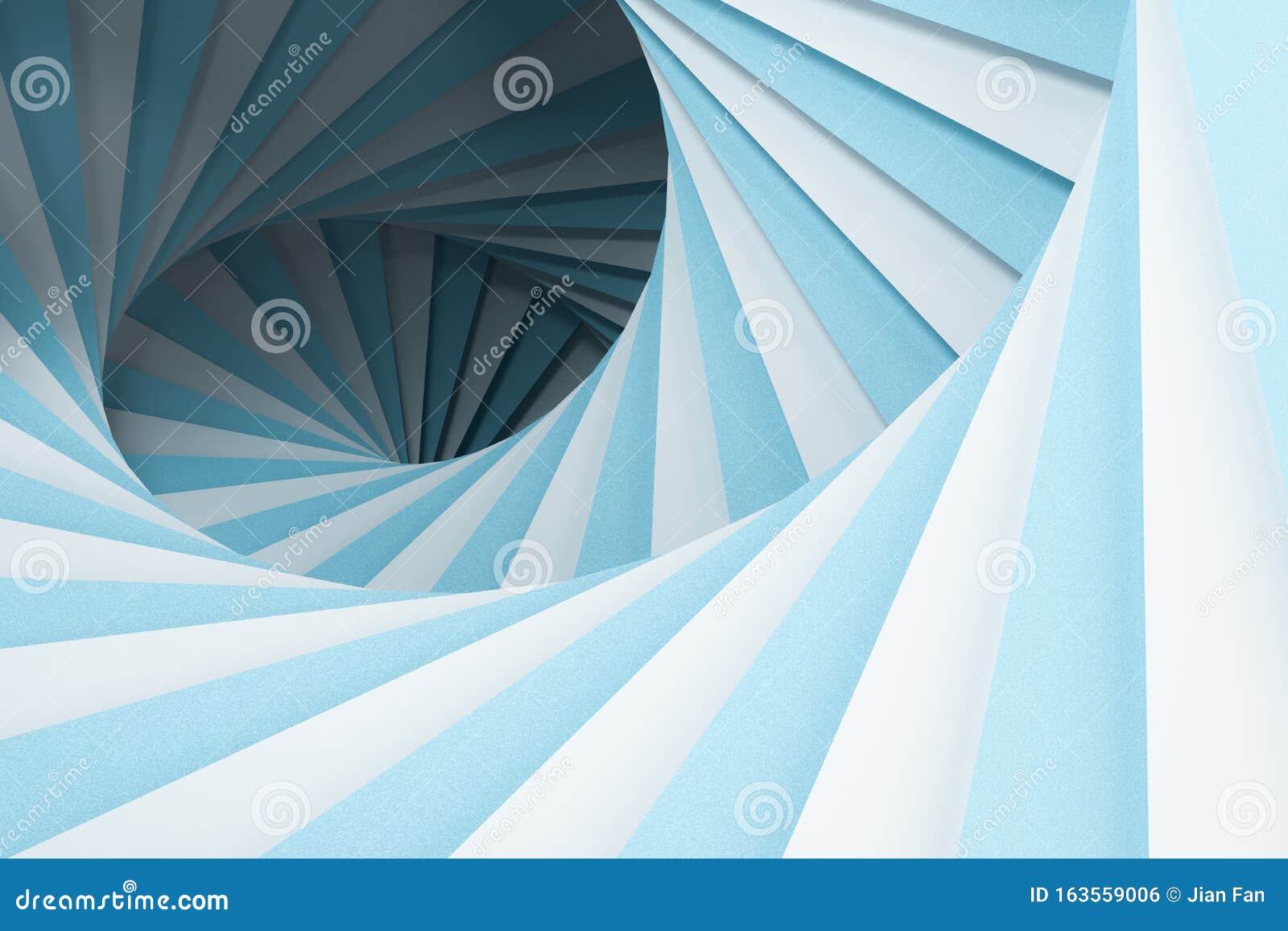 Blank and Vortical Paper Cards with Triangle Shape, 3d Rendering Stock ...